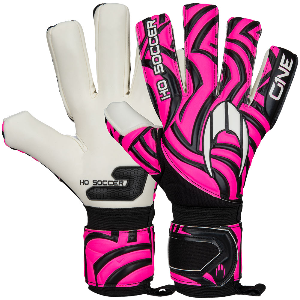 Just Keepers Ltd - 515237 HO SOCCER ONE Negative Goalkeeper Gloves Pink